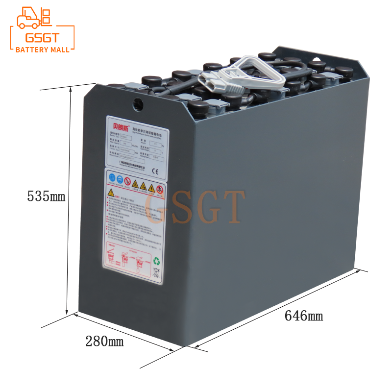 NICHIYU PLD30 3 tons pallet forklift 5PZB325-24V lead-acid battery ...
